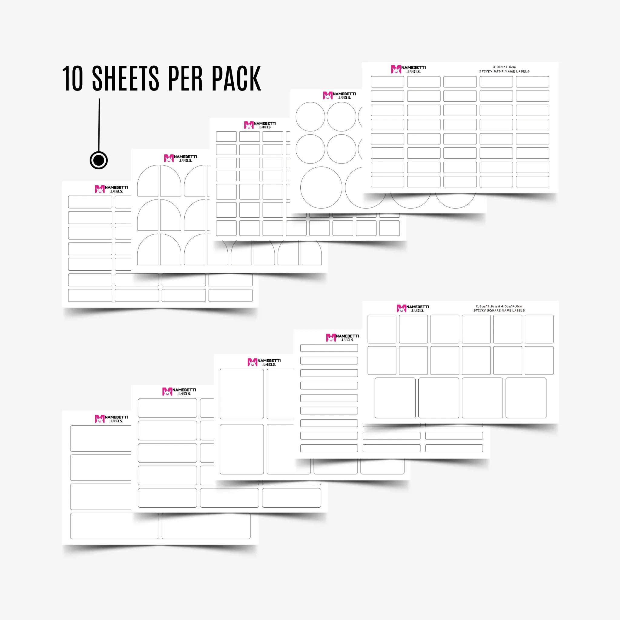Value Name Labels for 2026 - Namebetti Value Clothing Label Pack ...