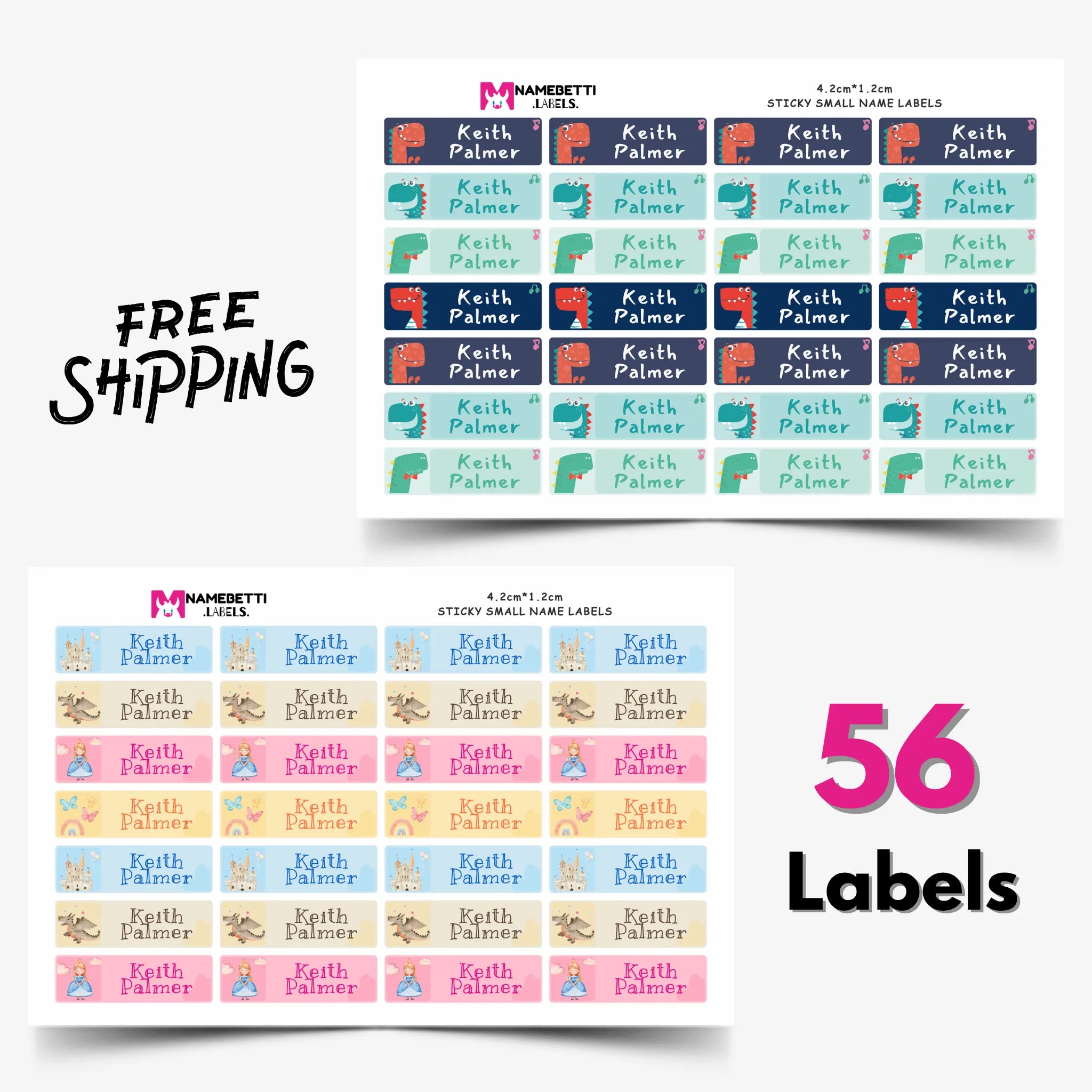 Small Sticky Name Labels – NameBetti